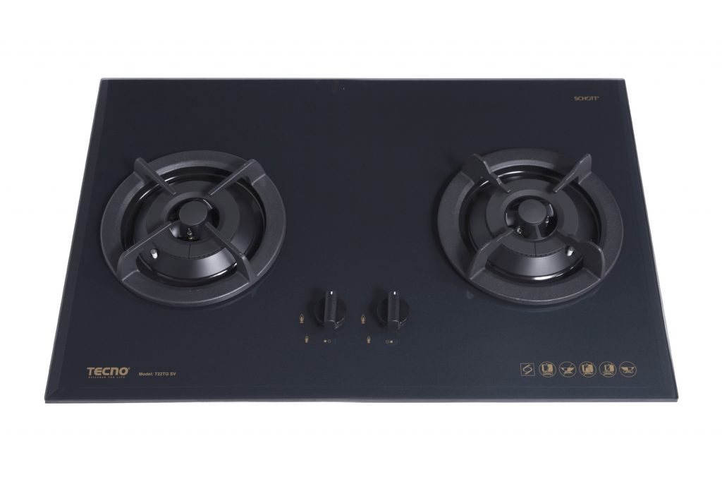 Tecno 2-Burner 75cm Tempered Glass Cooker Hob – Tecno