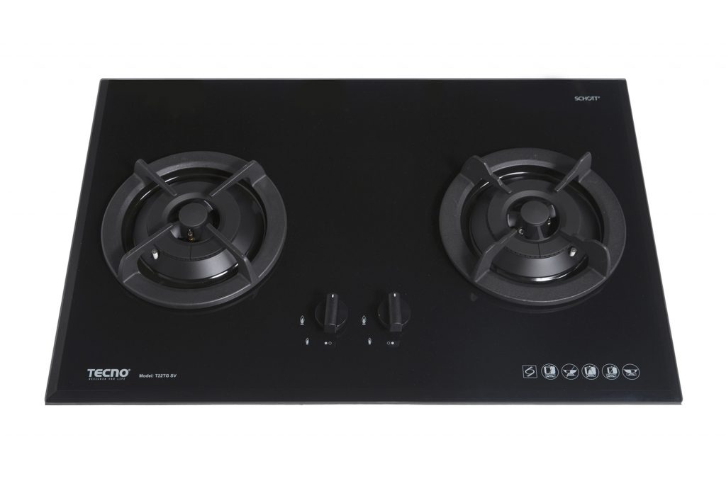Tecno 2-Burner 75cm Tempered Glass Cooker Hob – Tecno