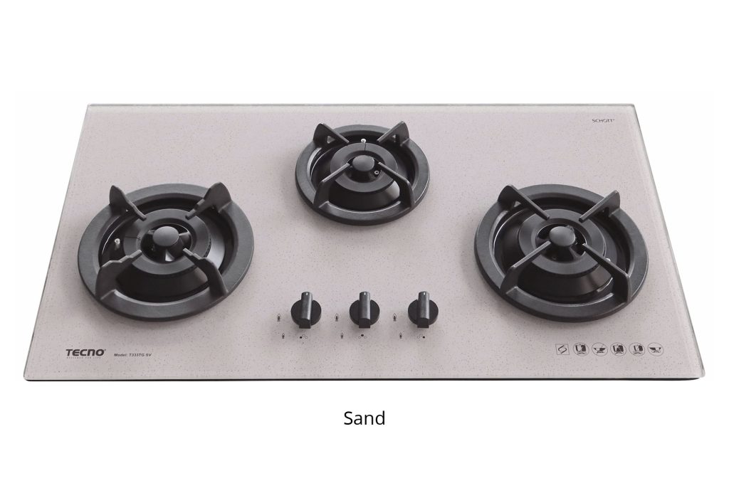 Tecno 3-Burner 86cm Tempered Glass Cooker Hob – Tecno