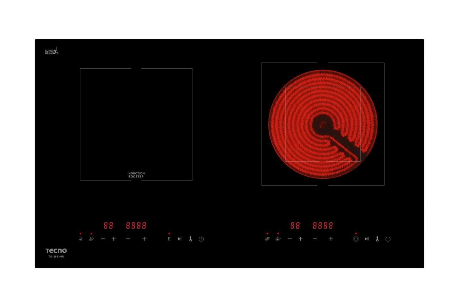 Tecno Induction-Ceramic Hybrid Hob – Tecno