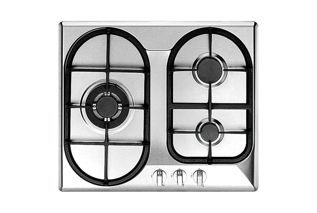 UNO 60cm 3-Burner Stainless Steel Hob – Tecno