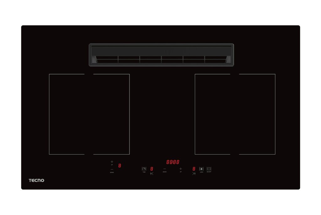 Tecno 73cm Induction Hob with Integrated Plasma Hood – Tecno